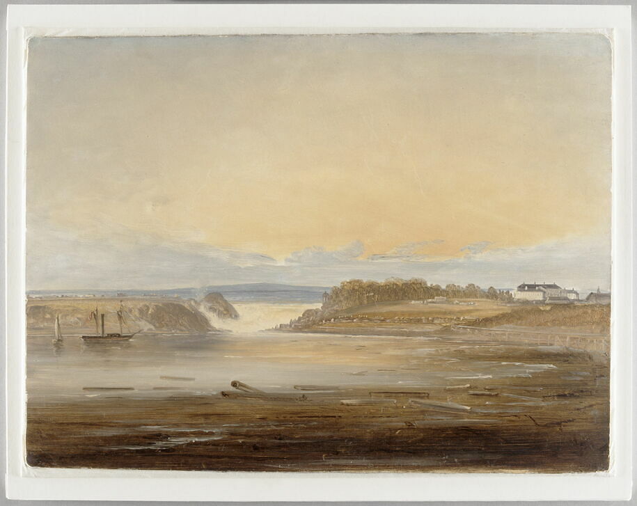 « Vue de Sarps Fossen (esquisse) » - Louvre site des collections